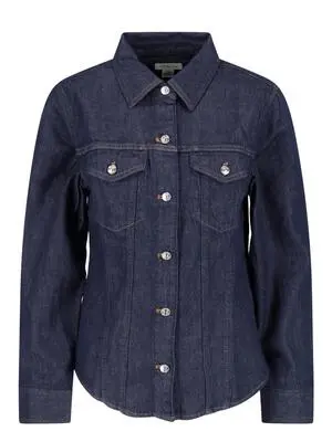 CALVIN KLEIN Calvin Klein Women's Denim Button-Front Shirt