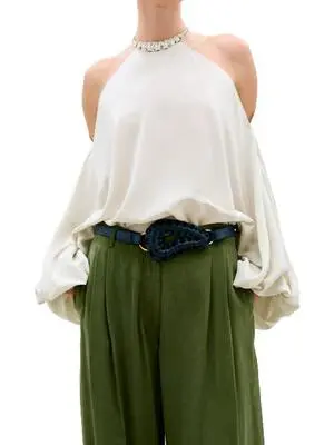 Silvia Tcherassi Consuelo Blouse Off White