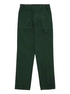 FORTELA Newfatigue Bull Cotton Trousers Forest