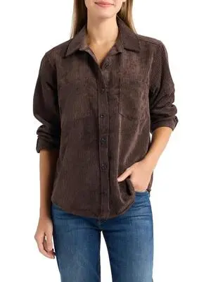 BEACHLUNCHLOUNGE Denver Corduroy Shirtjacket Java