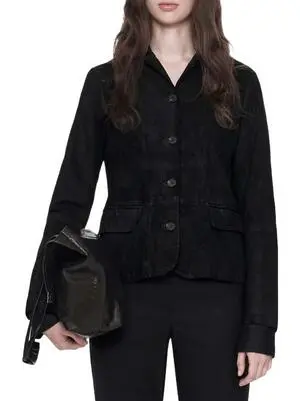 ALLSAINTS Surveya Leather Blazer