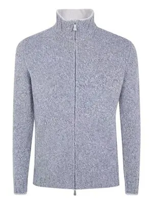 GRAN SASSO Zip-up Knitted Cardigan
