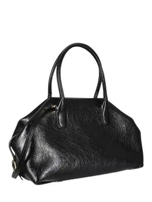 THEMOIRE Medium Talia Crumpled-texture Tote Bag