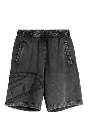 DIESEL® Logo-patch Jersey Shorts