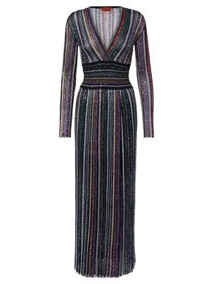 MISSONI Sequined Striped Gown