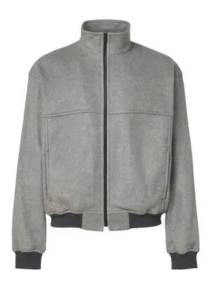 Auralee Silk Fleece Jacket Grey