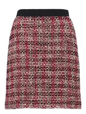 VERSACE Wool-blend Tweed Miniskirt