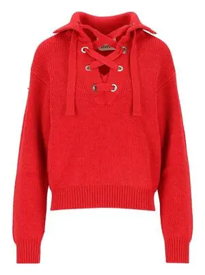 Isabel Marant Étoile Isabel Marant Women Ydalia Wool Sweater Red