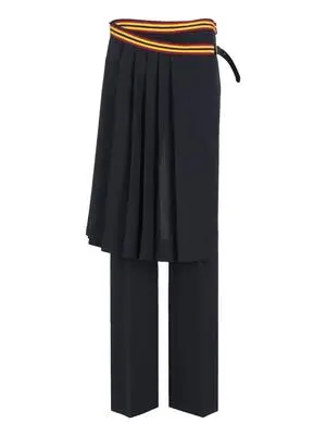 DRIES VAN NOTEN Dries Van Noten Women Serge Prestona Wool Twill Trousers