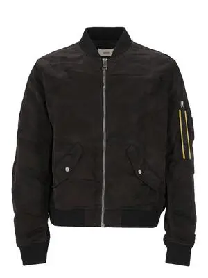 Fendi Fendi Men Nylon Bomber Black