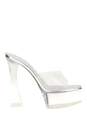 Amina Muaddi Amina Muaddi Women Dalida Plateau Sandals Silver