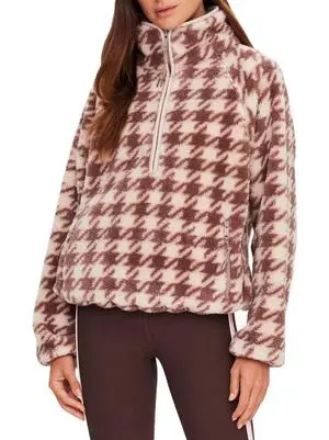 The Upside Palacio Harlow Fleece Pullover Check