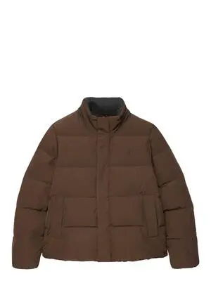 ALLSAINTS Govern Oversized Puffer Jacket Brown