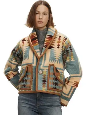 VERONICA BEARD Short Wool Bolero Coat