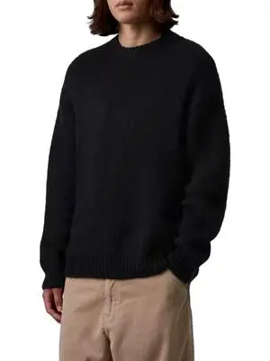 CARHARTT WORK IN PROGRESS Wool Blend Crewneck Jumper By With Ribbed Trims