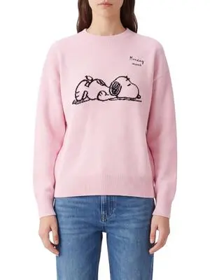 MC2 SAINT BARTH Graphic Print Wool And Cashmere Blend Crewneck Sweater - Multicolor