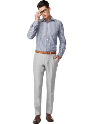 INDOCHINO Sailsbury Linen Gray Pants