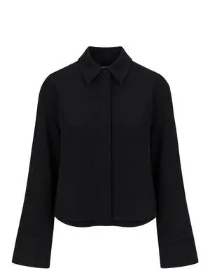 WAKAKUU Shirt Lyon Crop Black