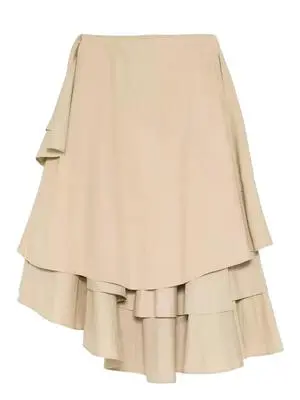 CO COLLECTION Layered Circle-cut Skirt
