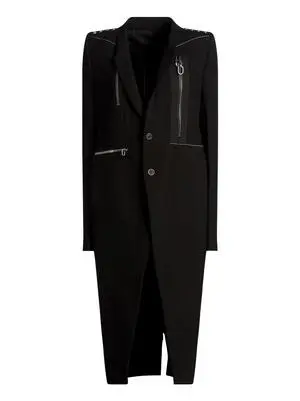 RICK OWENS Single-breasted Wool Coat