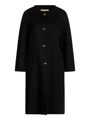 MARNI Single-breasted Long-sleeved Overcoat