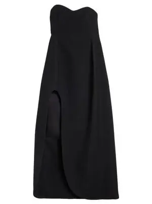 JIL SANDER Wool Sablé Bustier Dress