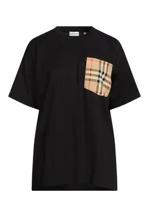 BURBERRY Checked Print T-shirt