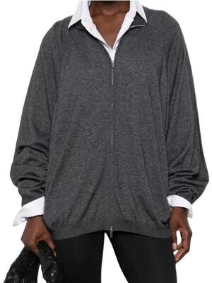 THE FRANKIE SHOP Long-sleeve Casual Zip-up Jacket