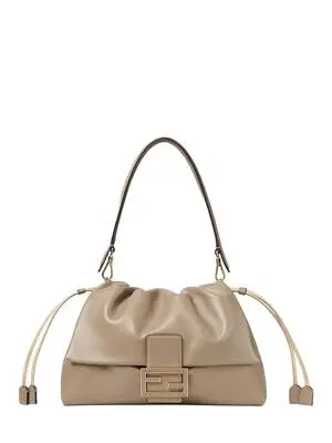 Fendi Mamma Baguette Large Grey