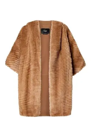 Fendi Poncho Brown