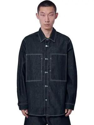 ENTIRE STUDIOS Denim Shirt - Black