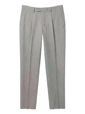 LARDINI Pleated Pressed-crease Trousers