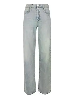 ERMANNO SCERVINO Buckled Straight-leg Jeans