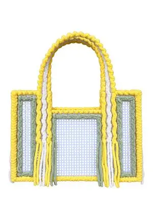 GROWNY Limoncello Crochet Mesh Tote Yellow