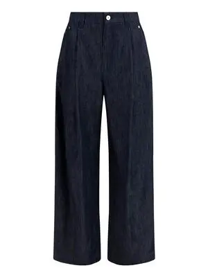Brunello Cucinelli Cotton Denim Pants Blue