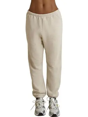 PERFECTWHITETEE Cotton Speckled Jogger Pants