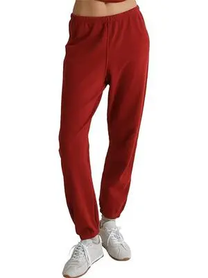 PERFECTWHITETEE Cotton Terry Cinched Hems Sweatpants