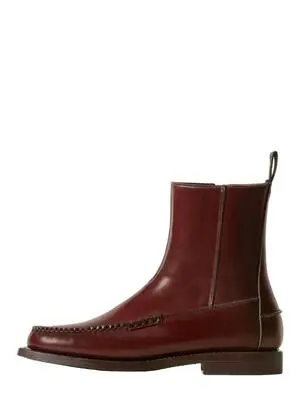 Hereu Andreu Moccasin-style Ankle Boots - Brown