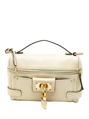 Chloé Paddington Leather Cross Body Bag Neutrals
