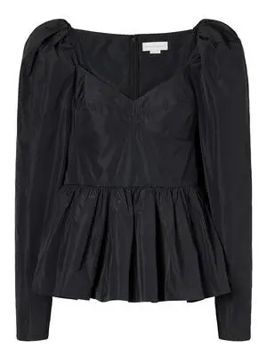 STELLA MCCARTNEY Peplum Taffeta Blouse