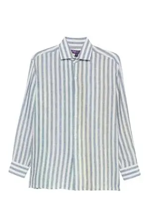RALPH LAUREN Stripe-print Linen Shirt