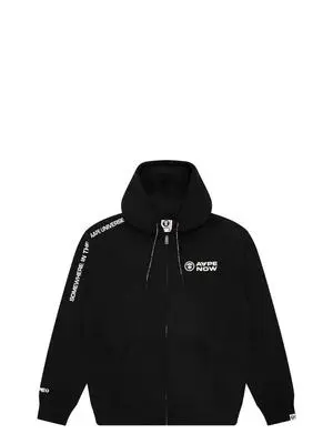 AAPE BY *A BATHING APE Aapenow Moonface Hoodie - Black