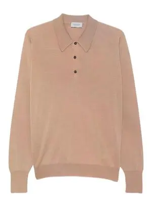 JOHN SMEDLEY Dorset Long-sleeve Polo Shirt