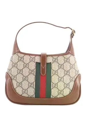 GUCCI Jackie 1961 Gg Coated Canvas Mini Hobo Bag