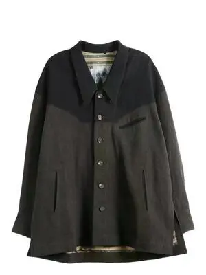 ZIGGY CHEN Panelled Button-up Jacket