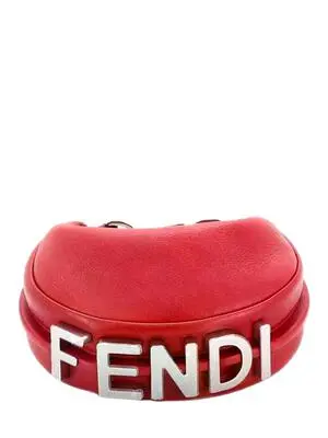 FENDI Fendigraphy Bag Leather Nano Hobo Bag
