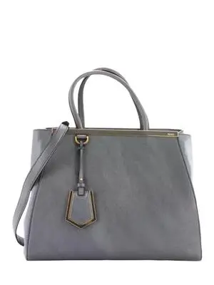 FENDI 2jours Bag Leather Medium Tote Bag