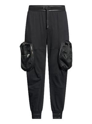 DOLCE & GABBANA Man Pants Black Size 38 Cotton, Polyamide, Polyester