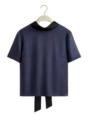 Dior Blouse With Rear Tie Black