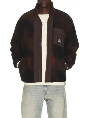 ALPHA INDUSTRIES Alpha Industries Houston Relaxed Fit Sherpa Jacket In Multi